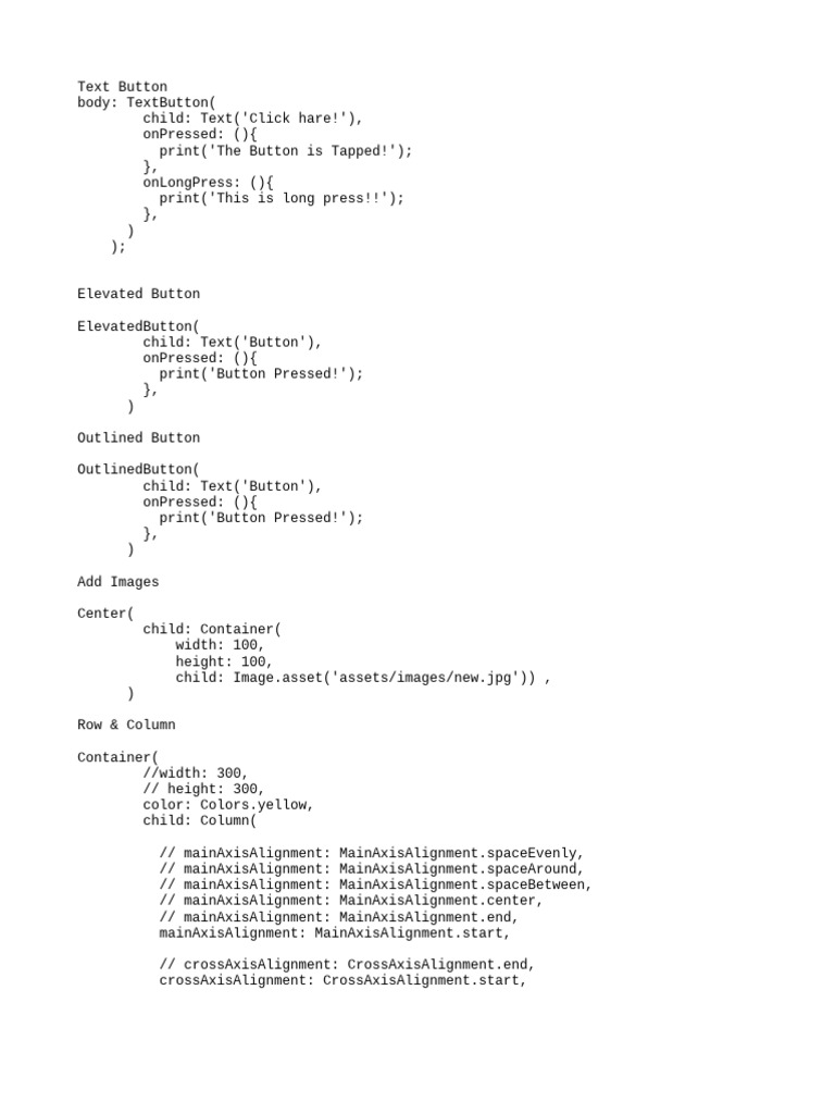 Flutter Component | PDF