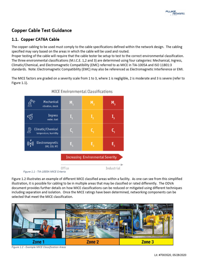 Copper CAT6A Cable Testing Guide | PDF | Electromagnetic Compatibility ...
