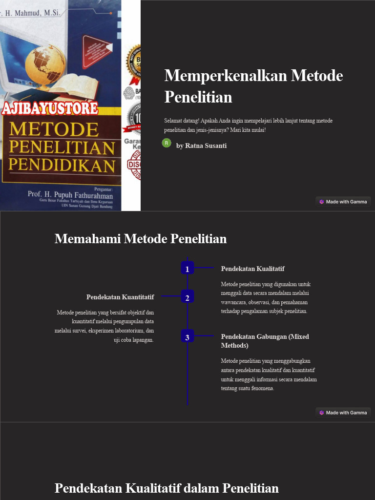 Memperkenalkan Metode Penelitian | PDF