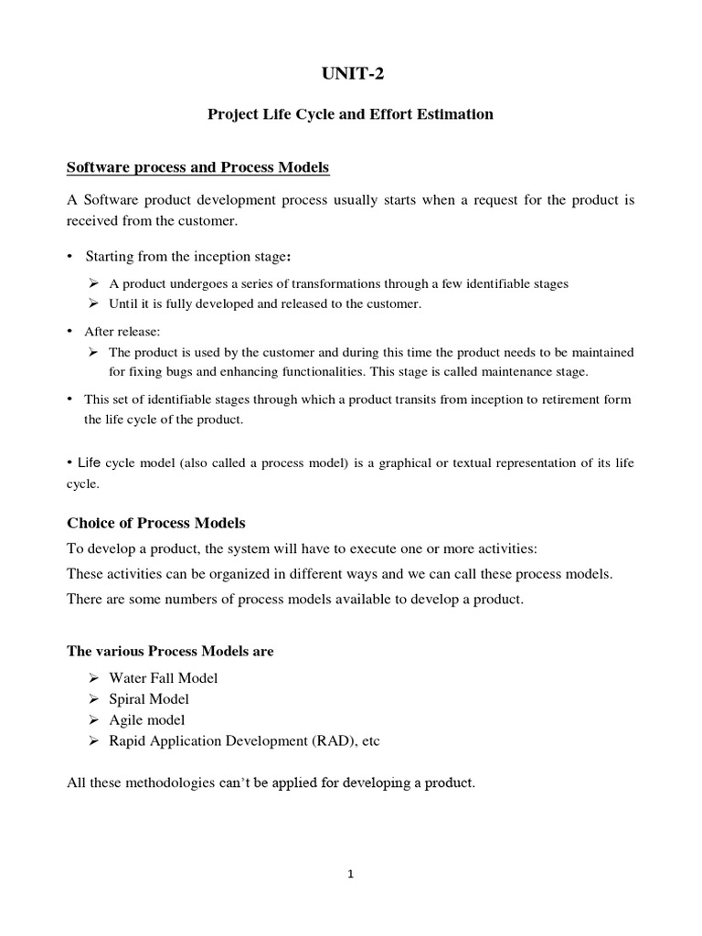 SPM Unit-2 | PDF | Scrum (Software Development) | Software Development Process