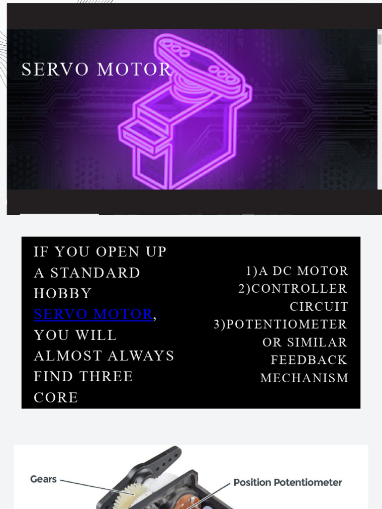 Servo Motor Basics for Engineers | PDF | Computer Engineering | Electricity