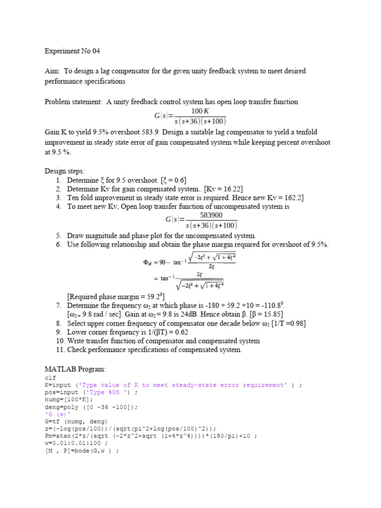 CSD Lab-Exp 4 | PDF | Electronics | Electrical Circuits