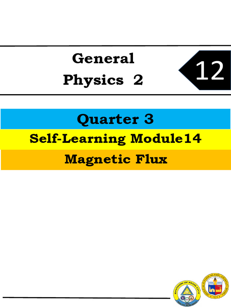 Gen - Phy 2 12 - q3-Slm-14-Magnetic Flux Student's | PDF | Magnetic Field | Physics