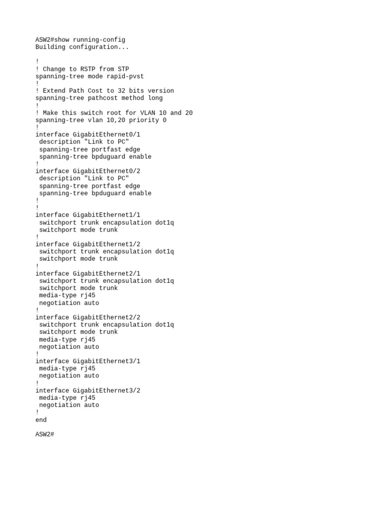 STP Command Reference | PDF