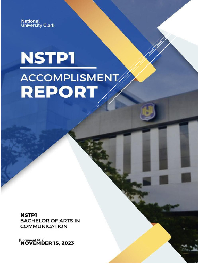NSTP1 Finals - Accomplishment Report Ba Comm 101 | PDF | Hiv/Aids ...