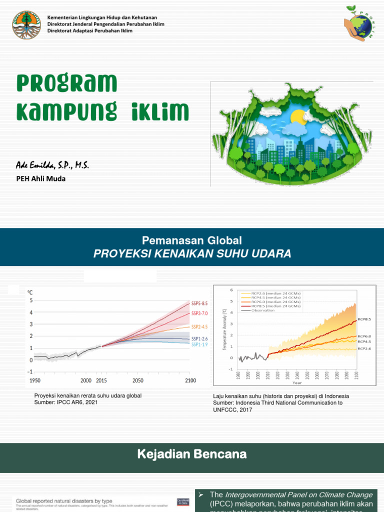 ProKlim: Adaptasi Perubahan Iklim Lokal | PDF | Sains & Matematika