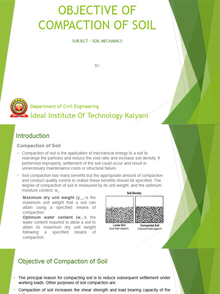 Soil Mechanis (Compaction) | PDF | Soil Mechanics | Soil