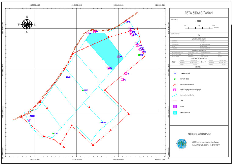 Peta Bidang Tanah | PDF