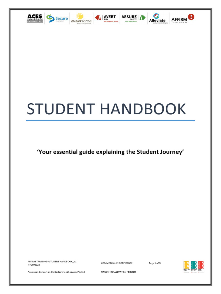 TCT Training Student Handbook Guide | PDF | Literacy | Travel Visa