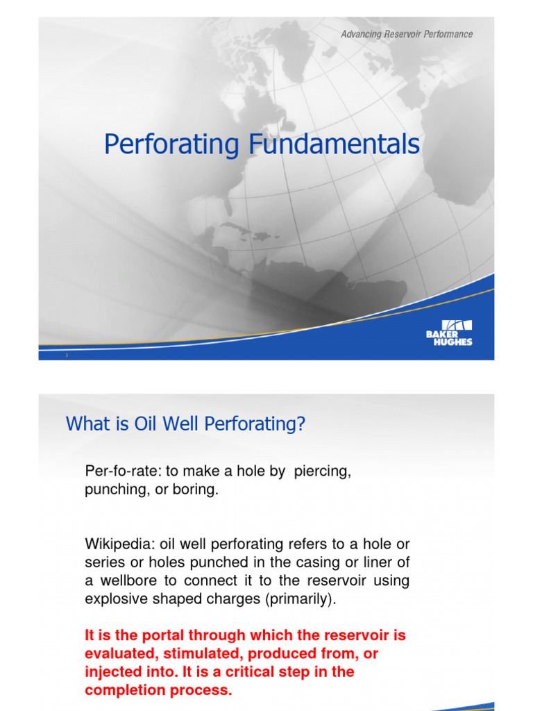 Perforating Fundamentals | PDF