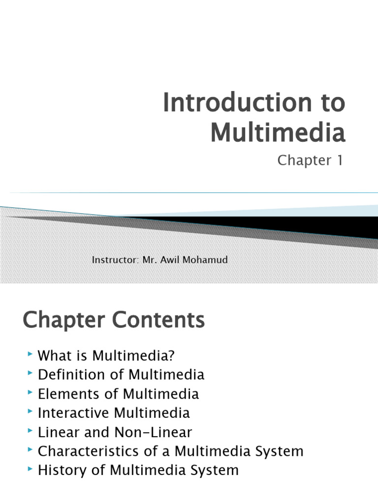 Introduction to Multimedia Concepts | PDF | Multimedia | Graphics