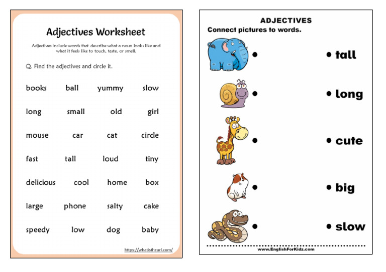 year 4 adjectives | PDF