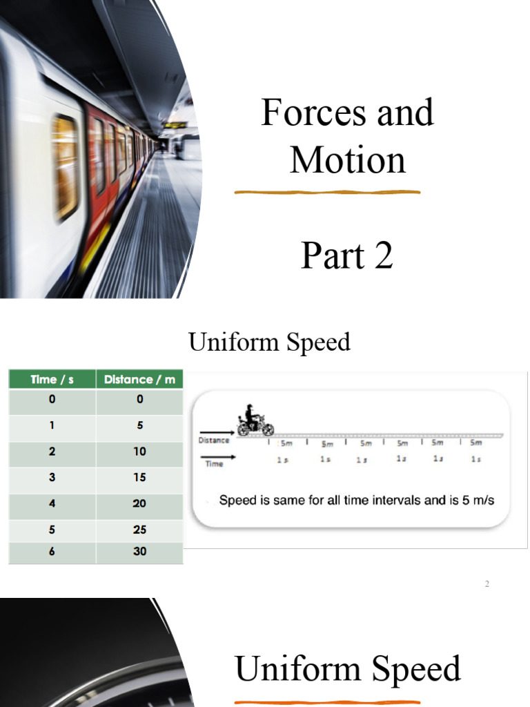 Grade 9 Forces and Motion Part 2 2023-2024 | PDF | Speed | Triangle