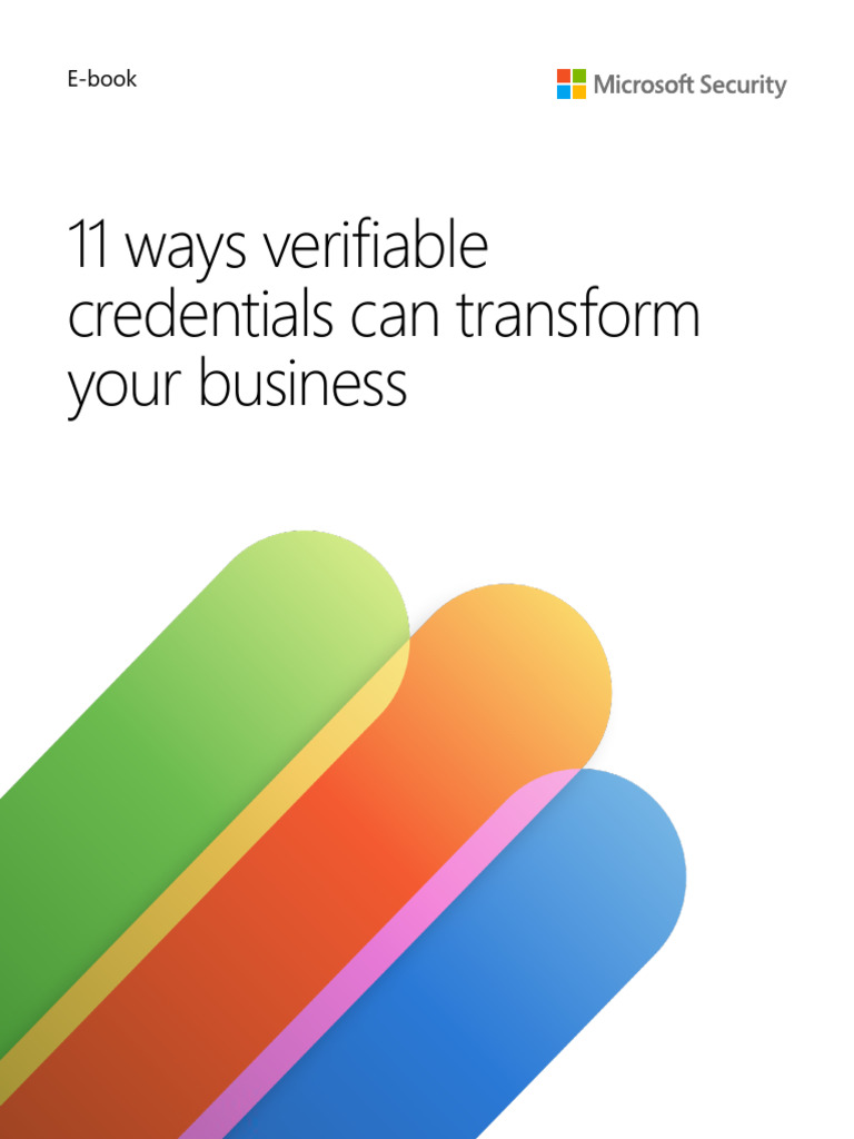 Transforming Business with Verifiable Credentials | PDF | Credential ...
