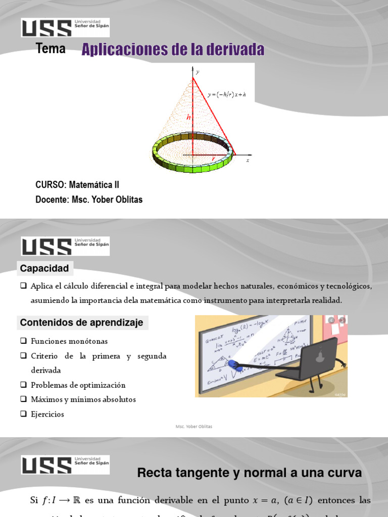 Clase 07 - La Derivada | PDF | Derivado | Curva