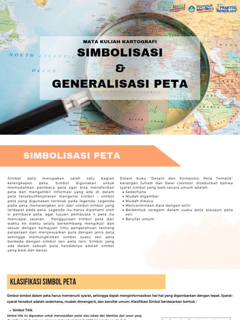 Simbolisasi Dan Generalisasi Peta | PDF