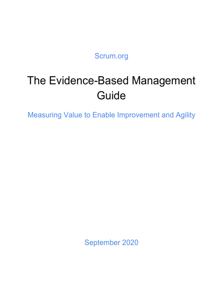 EBM Guide 2020 - 1 + Kanban Guide With Notes | PDF | Goal | Customer ...