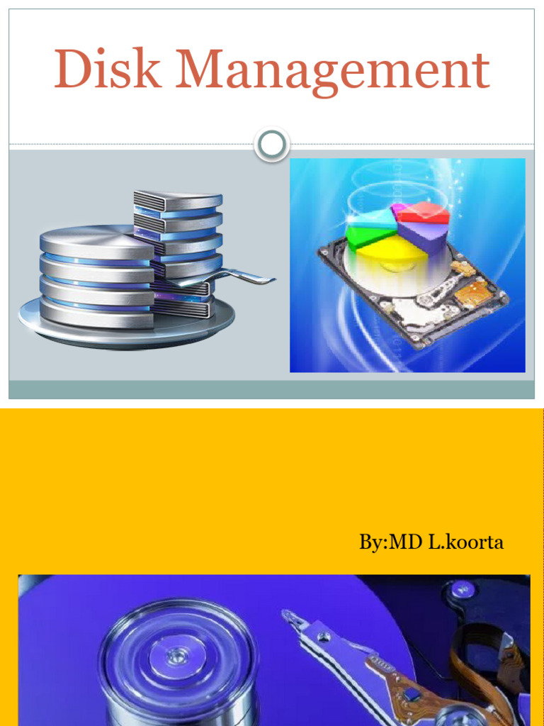 ch5 Disk Management | Download Free PDF | Hard Disk Drive | Microsoft Windows