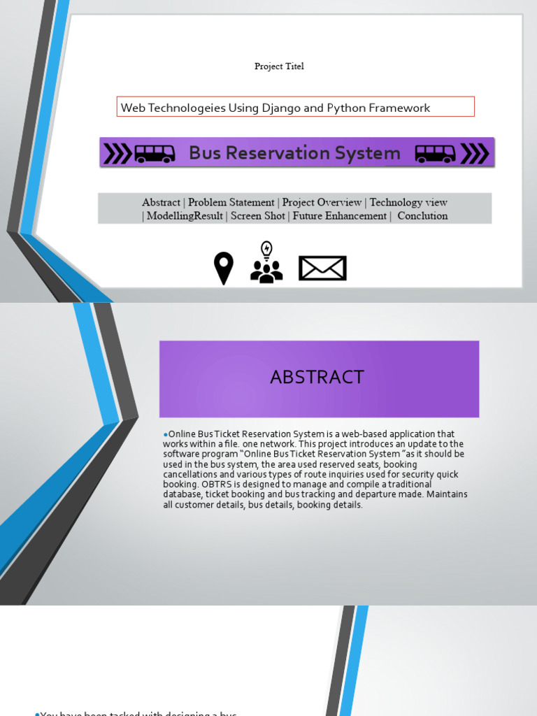 Presentation - Manoj - Bus Reservation | PDF | Cloud Computing | Databases