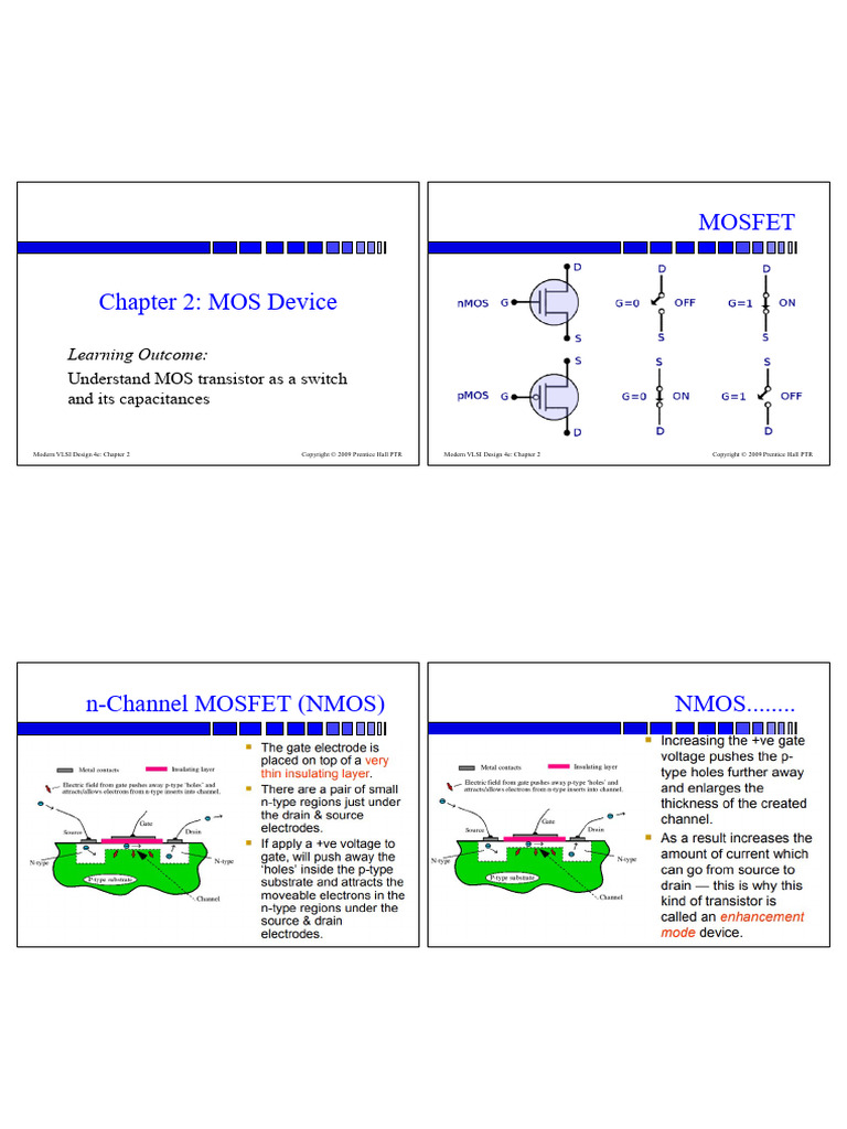 Chap-2 - MOS Basics | PDF | Field Effect Transistor | Mosfet