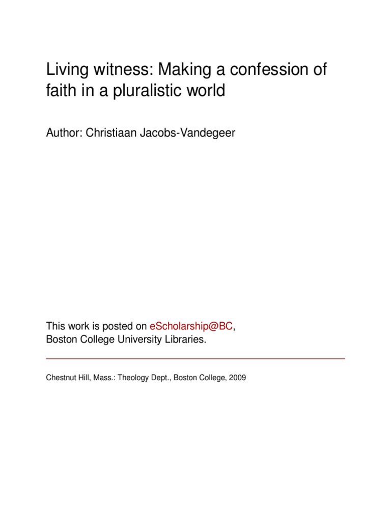 Living Witnesses | Download Free PDF | God | Revelation