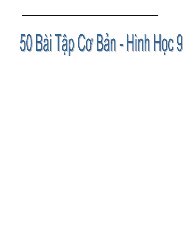 50 Bai Hinh Chon Loc | PDF