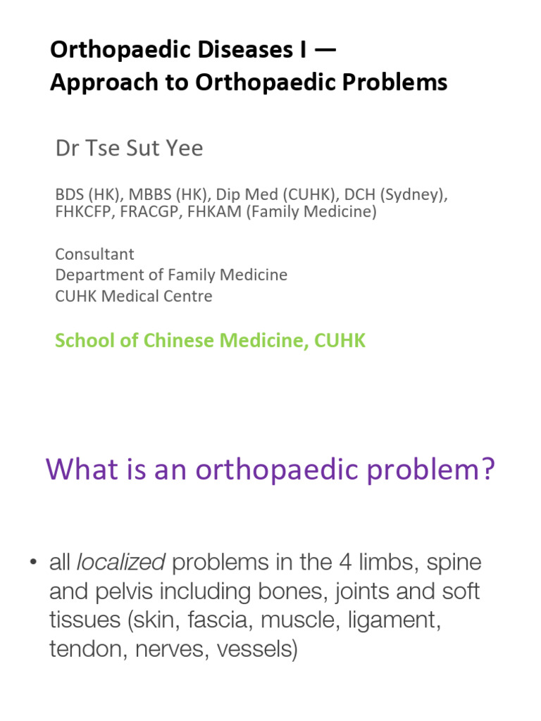 Orthopaedic Problems: Diagnosis & Management | PDF | Osteoarthritis ...