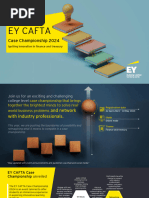EY CAFTA Case Championship 2025 Brochure | PDF