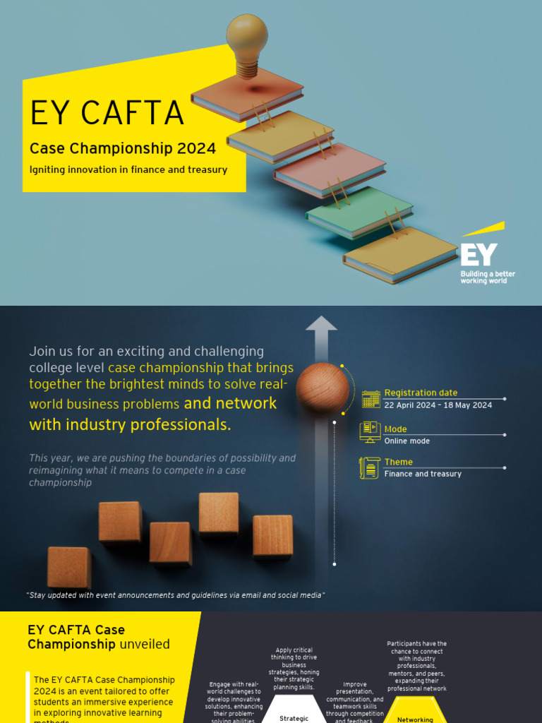 EY CAFTA Case Championship 2024 | PDF | Risk | Business