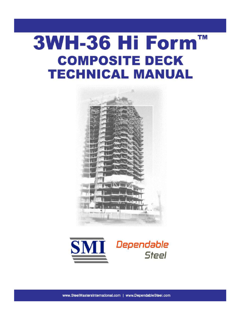 3WH-36 (76-305) UL Rated Composite Floor Deck Catalog - Compressed ...