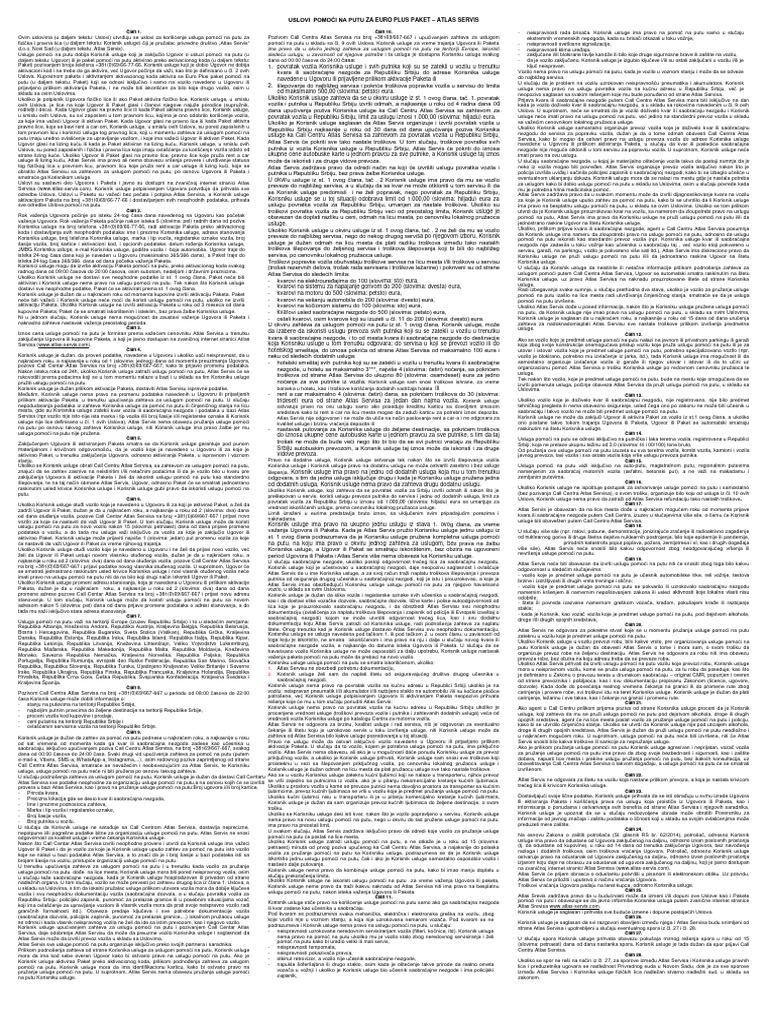 Euro Paket Uslovi 2023 | PDF