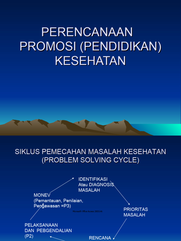 Perencanaan Promkes | PDF