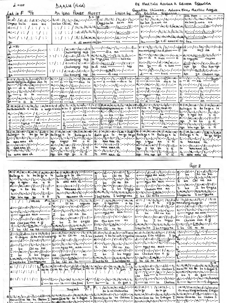 Daalu Nna by Obioha Ogbonna Corrected | PDF