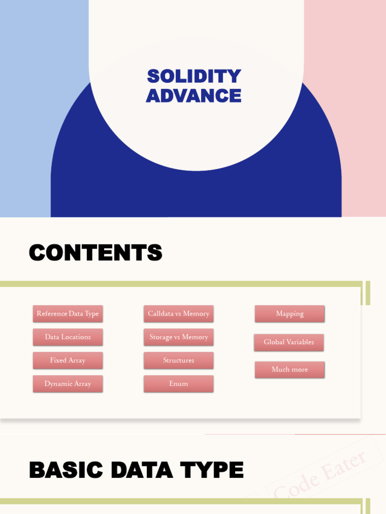 05 - Solidity Advance | PDF | String (Computer Science) | Data Type