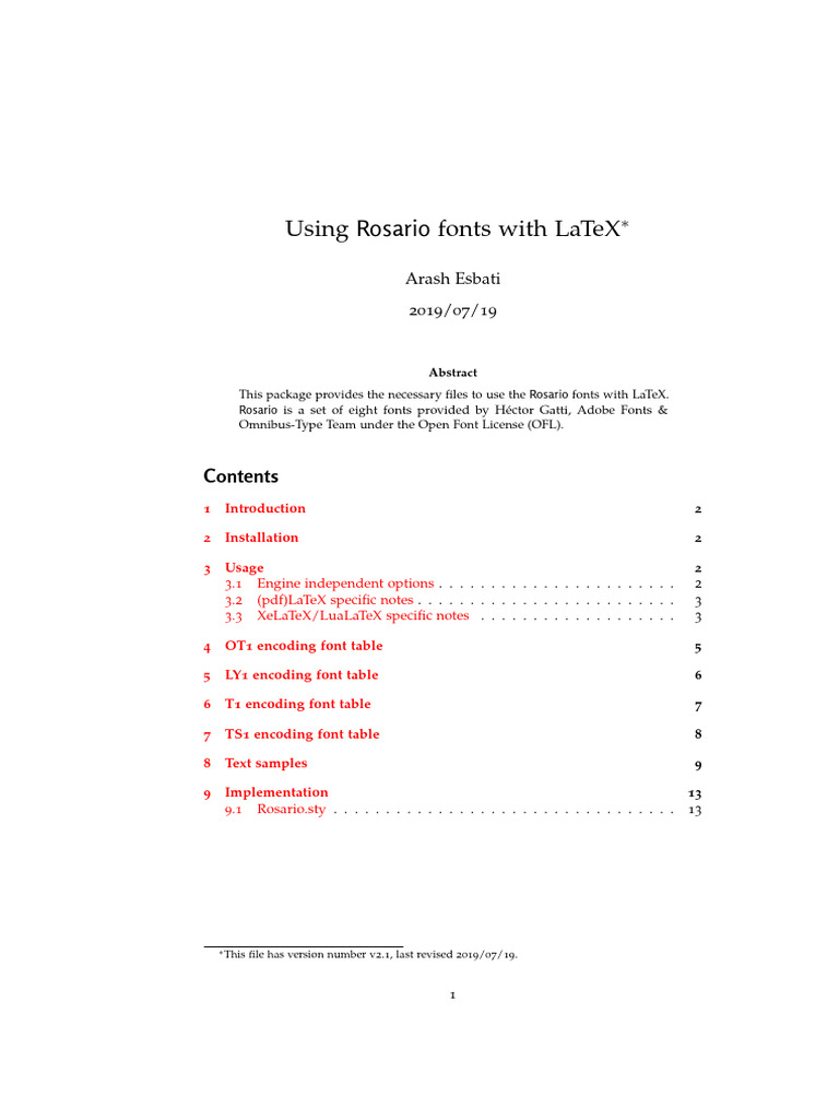 Rosario | PDF | Typefaces | Publishing