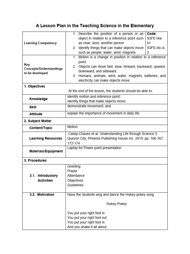 Lesson-Plan No. 7 | Download Free PDF | Lesson Plan | Cognition