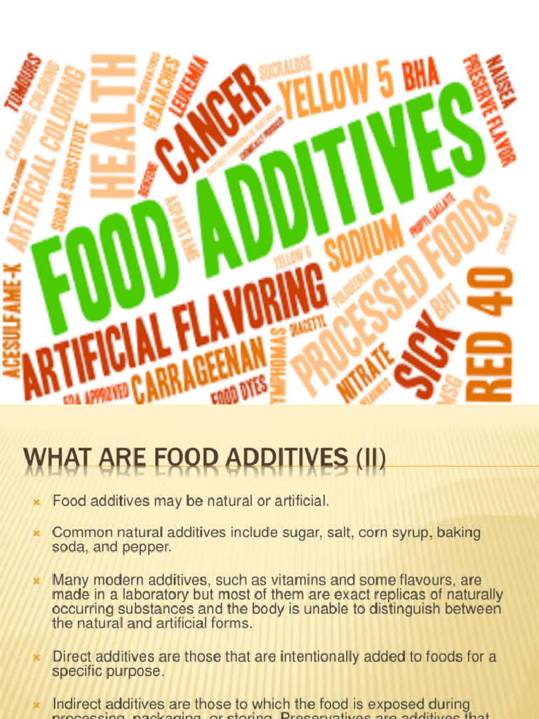 Food Additives | PDF