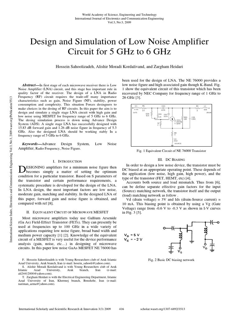Moundher 2 | PDF | Amplifier | Field Effect Transistor