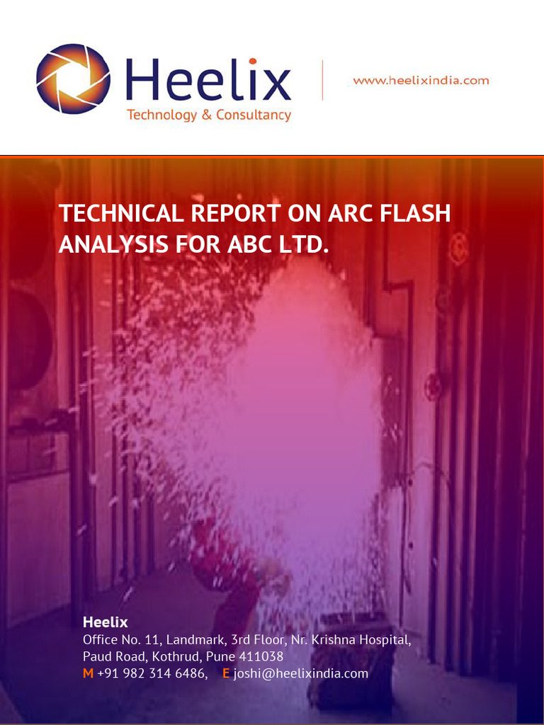 Arc Flash Analysis Sample Report | Download Free PDF | Electrical ...