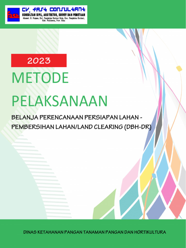 Metode Pelaksanaan Land Clearing | PDF