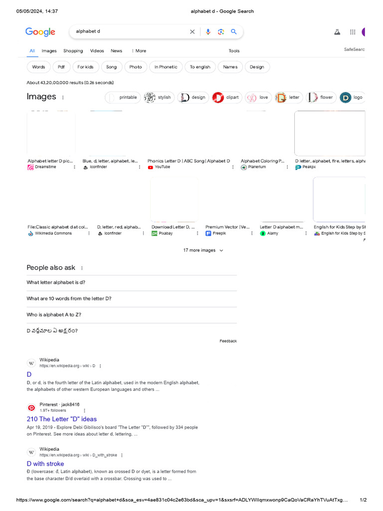 Alphabet D - Google Search | PDF | Collation | Orthography