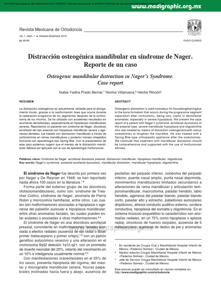 Nager 3 | PDF | Ortodoncia | Hueso