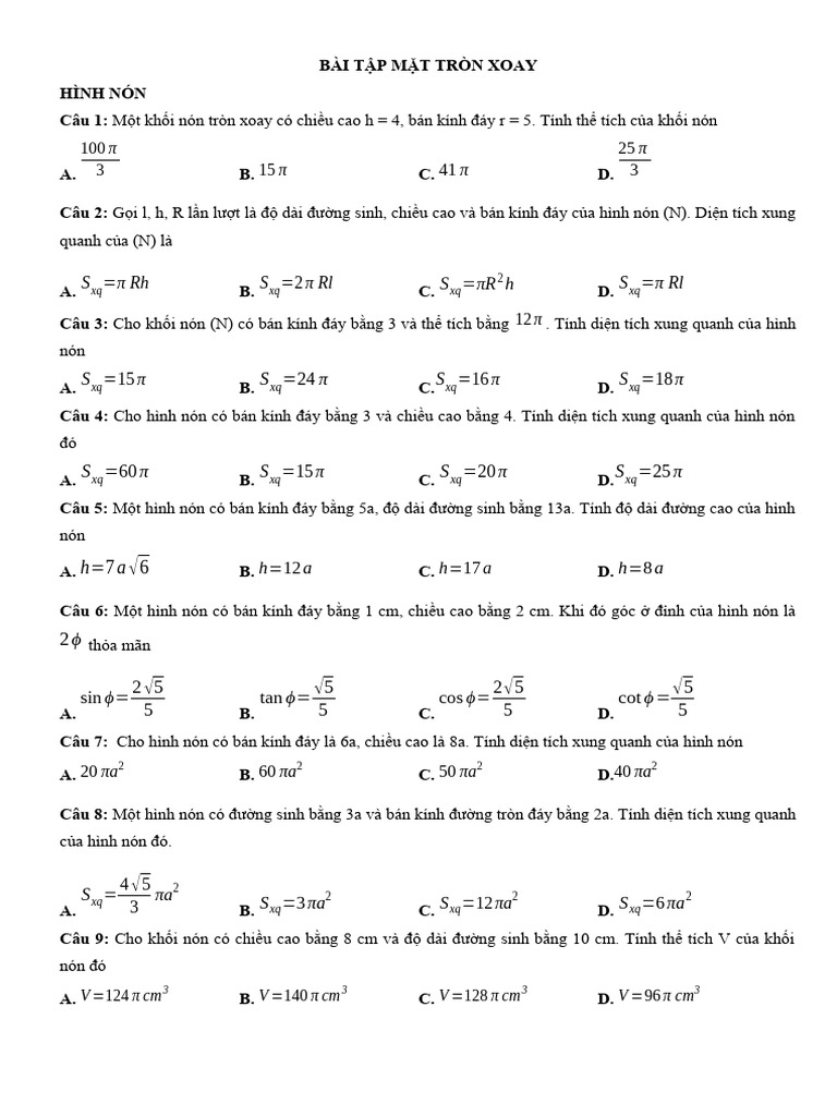Hh12-C2-Bt-Khai Niem Khoi Tron Xoay | PDF