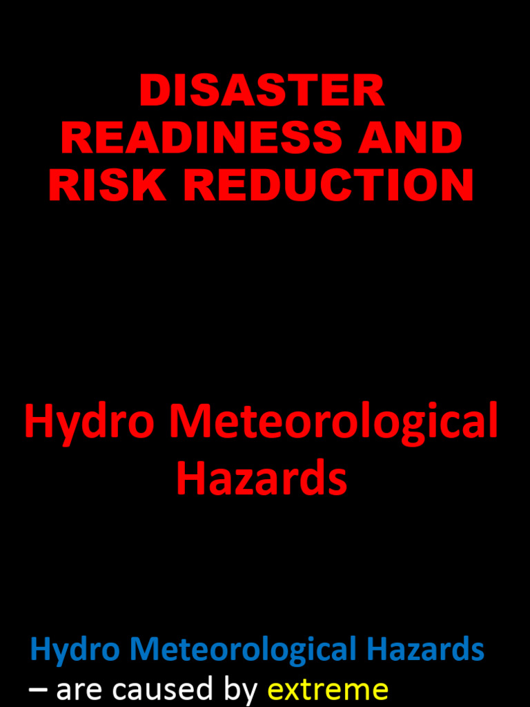 DRRR 2Q Week 3 Lesson 1 and 2 Hydro Hazard | PDF | Flood | Tropical Cyclones