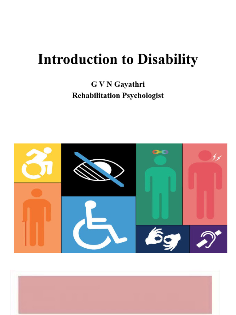 Introduction To Disability | PDF | Disability | Genetic Disorder