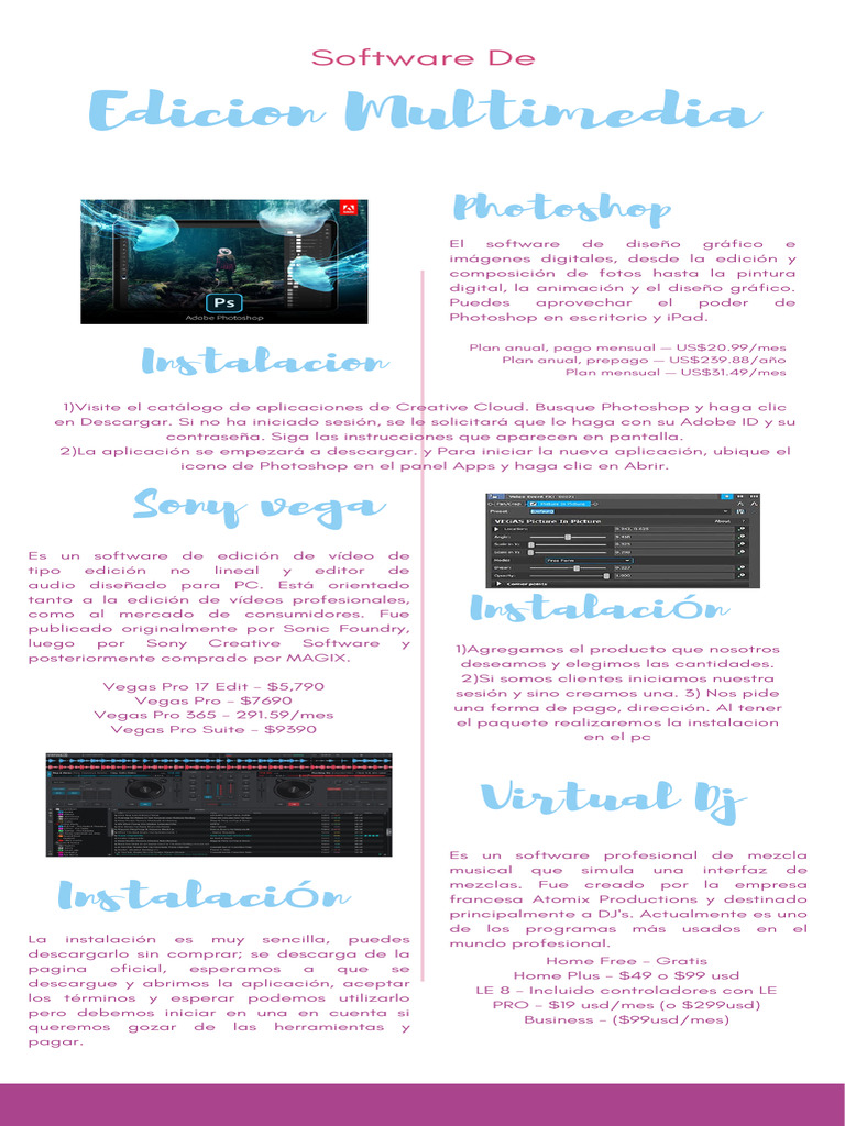 Aplicaciones Multimedia | PDF | Adobe Photoshop | Software de la aplicacion