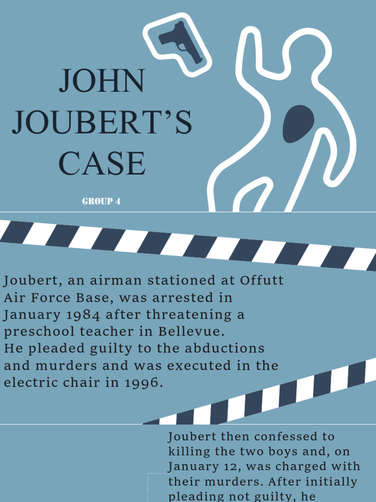 John Joubert's Case | PDF | Politics | Mystery, Thriller & Crime Fiction