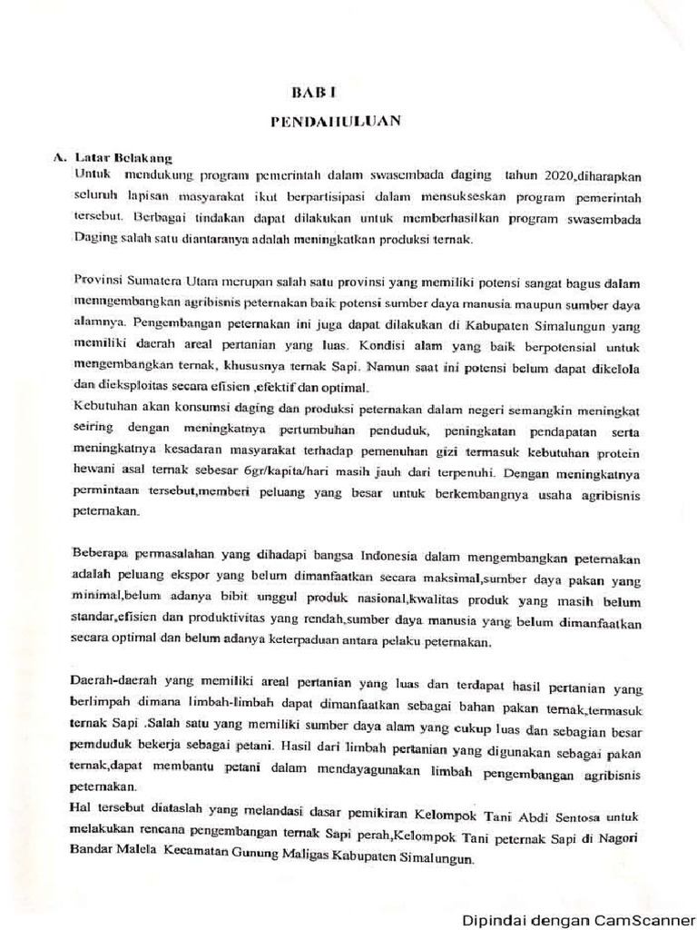 Contoh Proposal Permohonan Bantuan Ternak-8 | PDF Contoh Proposal Permohonan Bantuan Ternak-8 | PDF