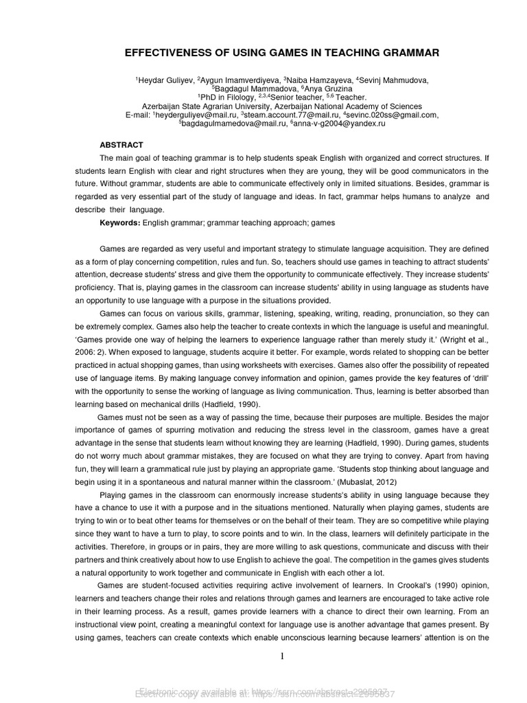 English Grammar | PDF | Learning | Teachers