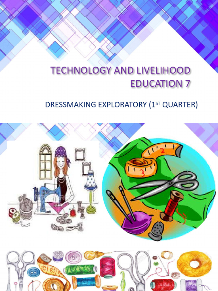 Q1 W1&2 TLE7 DressmakingTools&SewingMachines RAquinta | PDF | Sewing Machine | Sewing